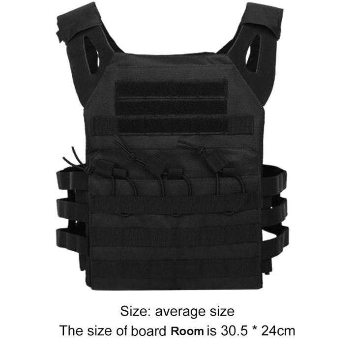 Tactical Vest Waterproof Outdoor Body Armor Lightweight JPC Molle Plate Carrier Hunting Vest CS ...
