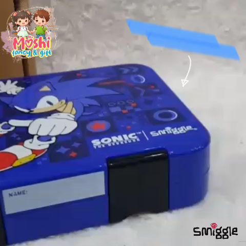 Lunch Box Sonic / Tempat Makan Smiggle Sonic / Yummy Box Smiggle Sonic ...