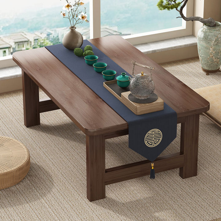 Tatami Table Bay Window Small Table Foldable Kang Table Household Solid ...