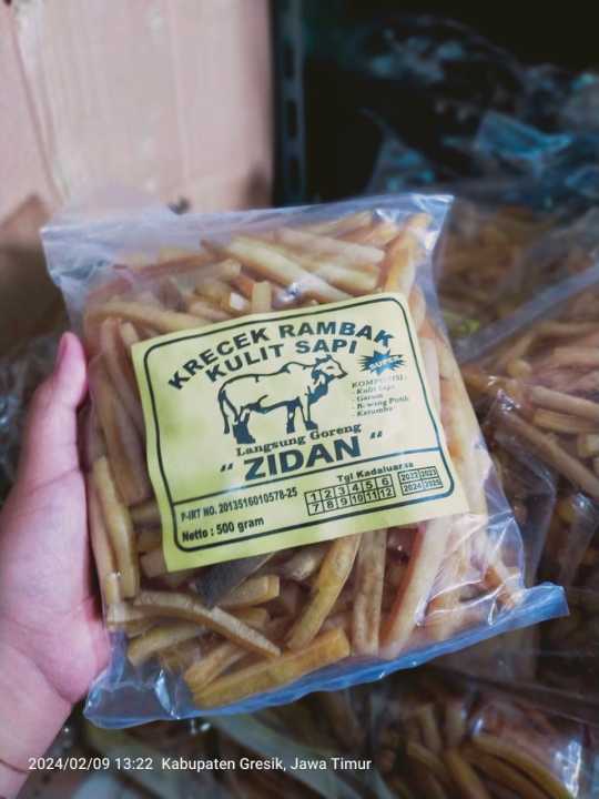 KERUPUK RAMBAK KULIT SAPI/ RAMBAK SAPI SIAP GORENG | Lazada Indonesia