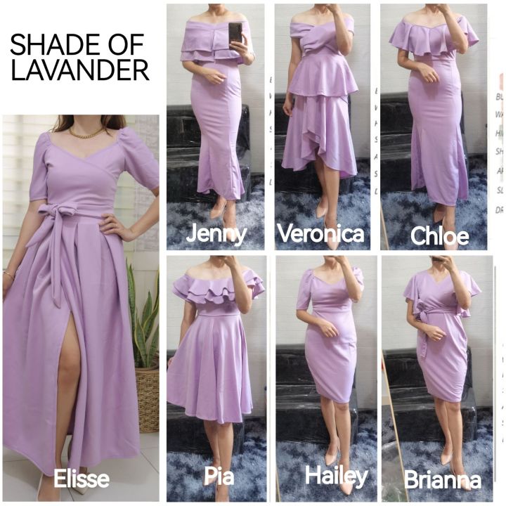 VIOLET LAVANDER DRESS MAXI INFINITY LONG DRESS GOWN FORMAL ENTOURAGE ...