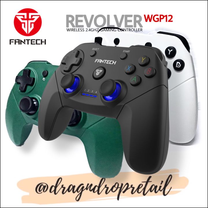FANTECH WGP12 REVOLVER Wireless 2.4GHz Gaming Controller Gamepad ...