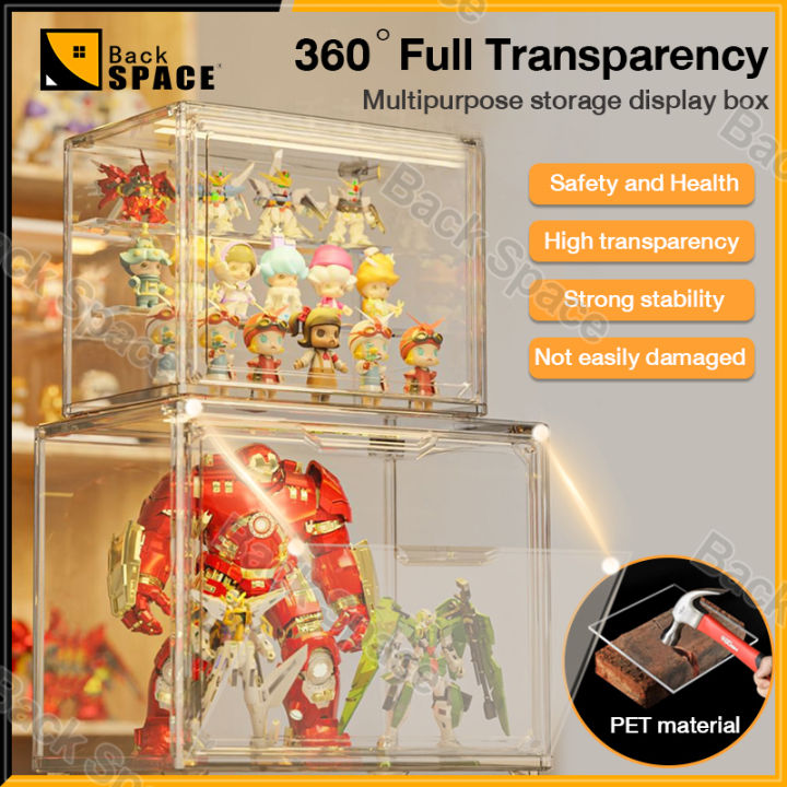 Transparent Acrylic Display Box Display Cabinet Show Case Hand-made ...