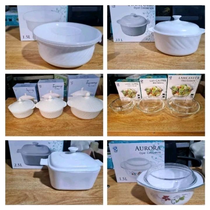 Royal Dine glass casserole and food container | Lazada PH