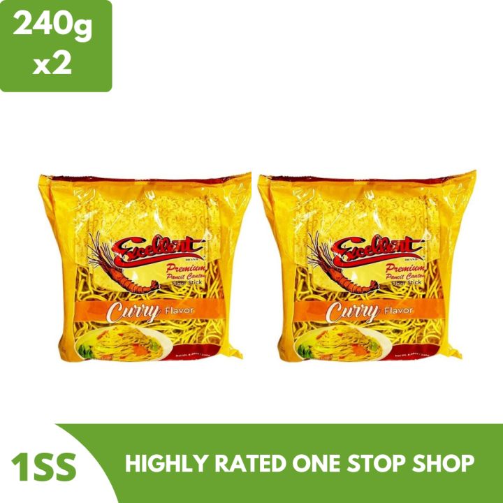 Excellent Premium Pansit Canton Curry Flavor, 240g x2 | Lazada PH