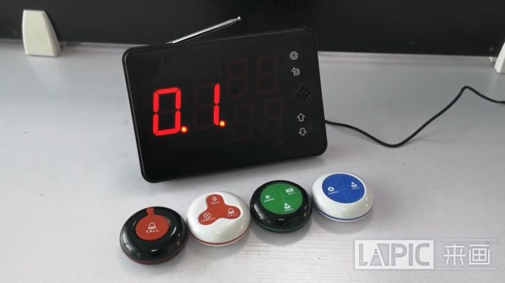 Waiter call system Restaurant Call Bell Button Restaurant Table Pager ...