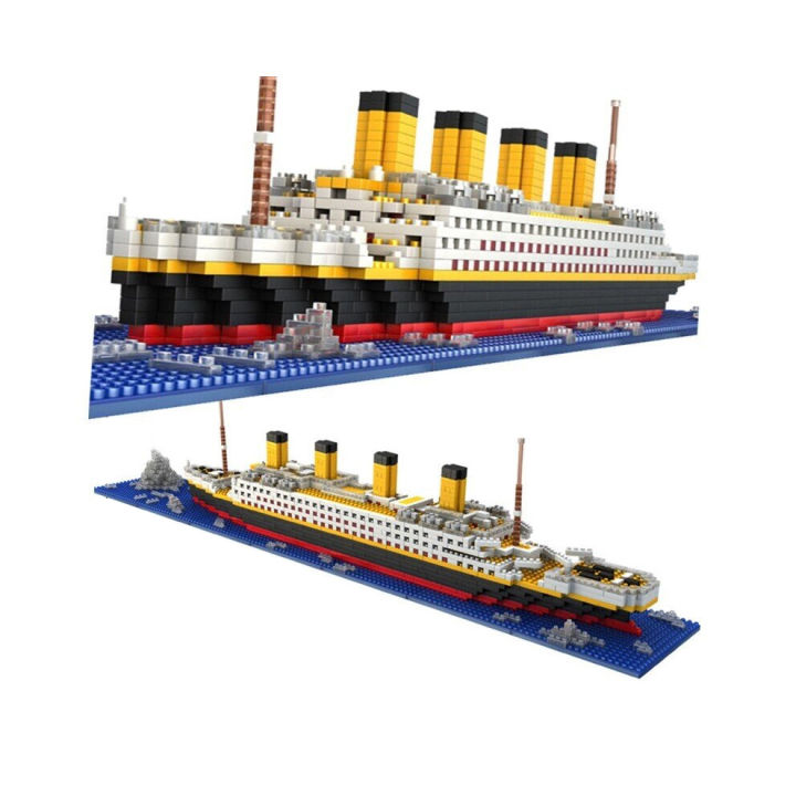 Titanic Model Building Block Set, Titanic Gifts, Titanic Toys with 1860 ...
