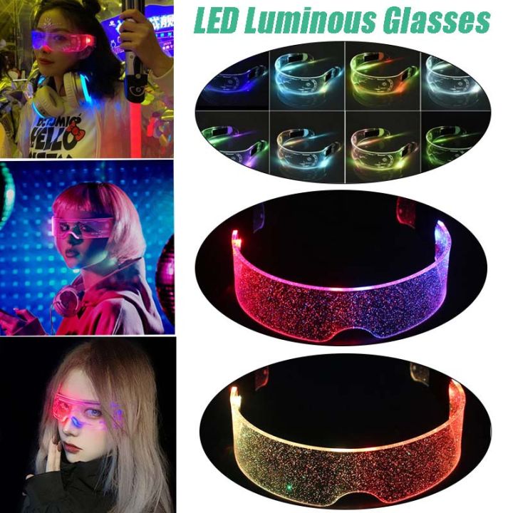 Luminous Glasses Multi-colored in One LED Glasses Glowing Light Up ...