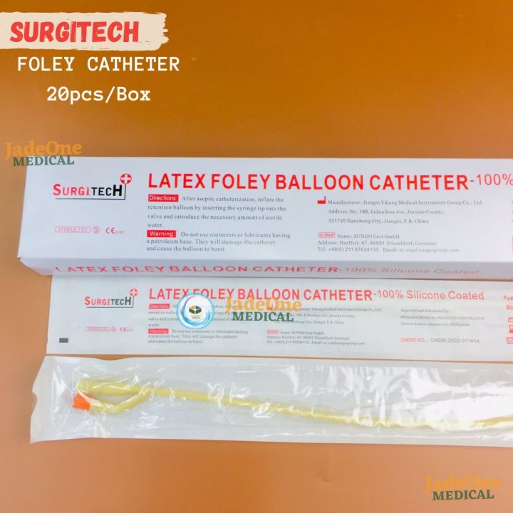 SURGITECH Foley Catheter | Sold per Box (20pcs) | Lazada PH