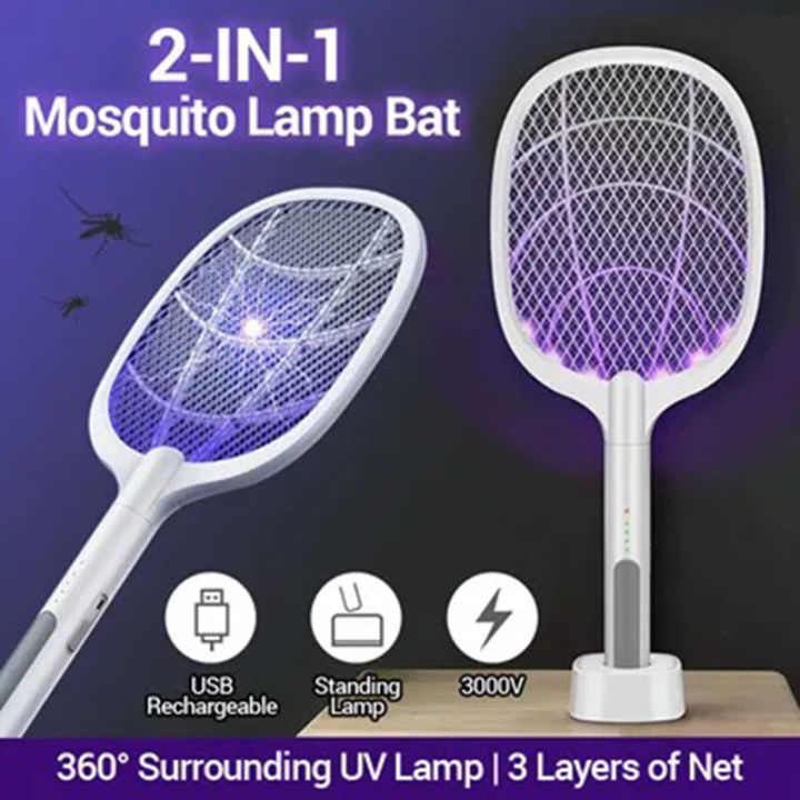 Best Electric Fly Swatter Insect Killer Tennis Racket - Effective ...