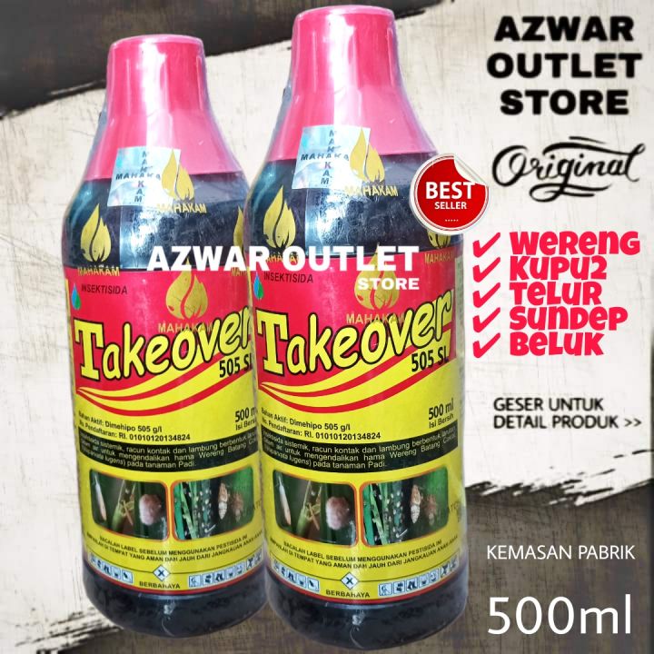 insektisida Takeover 505 SL Dimehipo racun hama wereng, penggerek ...