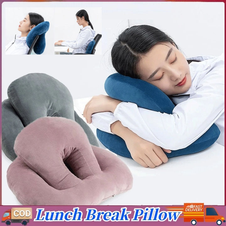 Multipurpose Office Chair Pillow Nap Artifact Lunch Break Lumbar Pillow ...
