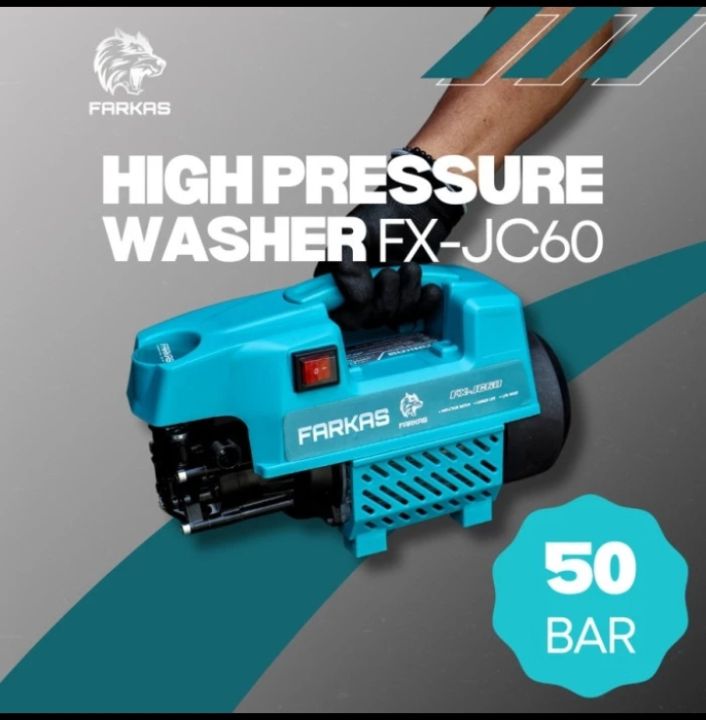 FARKAS JET CLEANER MESIN SETIM CUCI AC MOBIL MOTOR LISTRIK JC60 500WATT ...