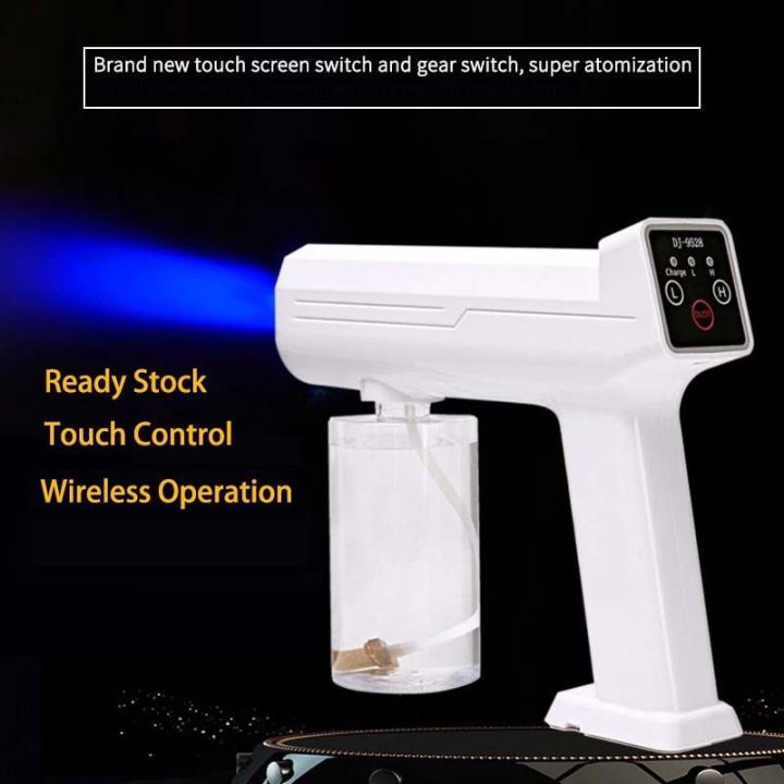 Electric wireless rechargeable Blue light nano atomizer gun ...