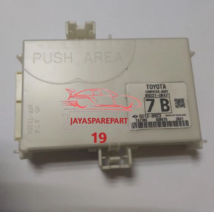 Ecu Bcm Computer Body Original Toyota Innova Reborn | Lazada Indonesia