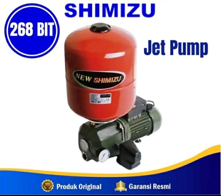 jet pump shimizu pc-268 bit pompa air sumur dalam 250 Watt (tanpa tabung) di jamin original/asli ...
