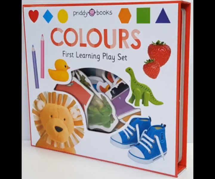 Colours: First Learning Play Sets เหมาะสำหรับ 1+ กระดาษแข็งหนาทุกหน้า ...