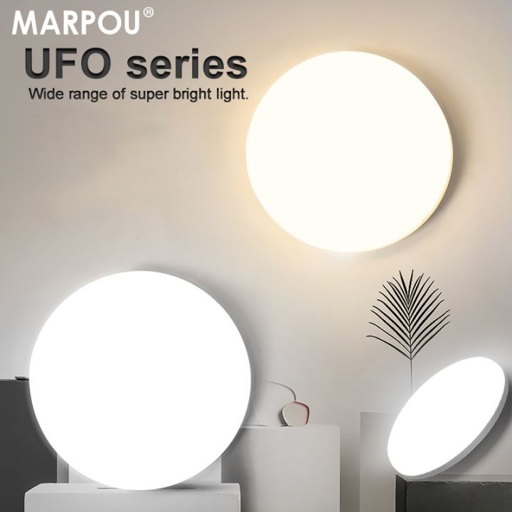 MARPOU LED Modern Ceiling Lamps 220V 110V Indoor Round Cold Warm White 9W 18W 24W 36W for the ...