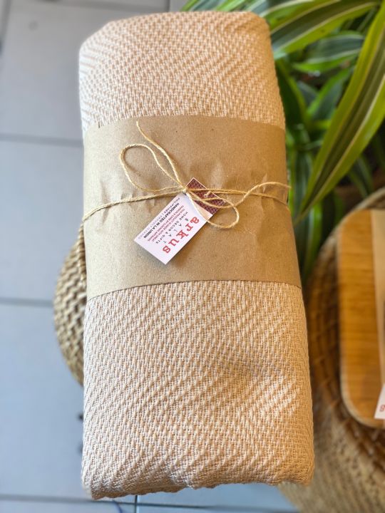 Inabel handwoven double | semi-king size blanket with clean edge ...