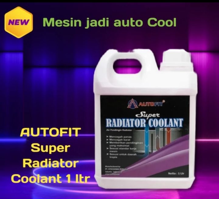 AIR PENDINGIN RADIATOR MERAH DAN HIJAU 1 LITER AUTOFIT/ SUPER RADIATOR ...