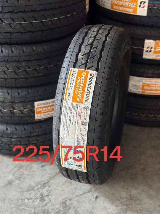 225/75r14 bridgestone duravis ยางใหม่ค้างปี 23 ยางกระบะบรรทุก หนัก3-4ตัน | Lazada.co.th