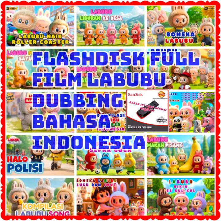 USB FILM KARTUN LABUBU DUBBING BAHASA INDONESIA-FLASDIS FILM KARTUN ...