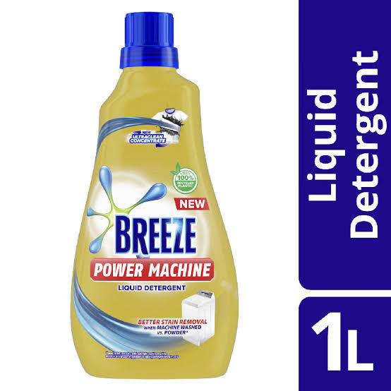 BREEZE LIQUID DETERGENT POWERMACHINE with ULTRACLEAN CONCENTRATE 1L ...