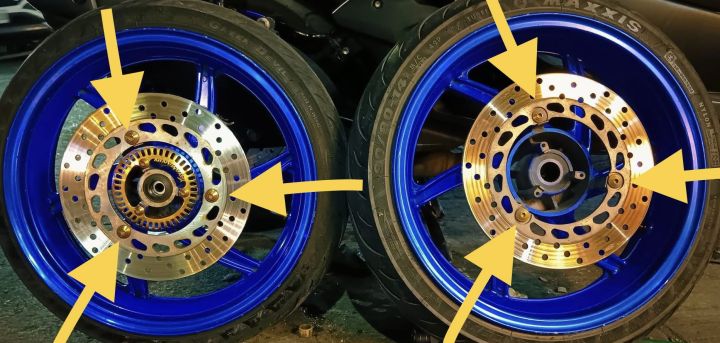 CB Moto: HENG Disc Bolt / Disc Plate Bolts For Nmax V1, V2 & V2.1 ...