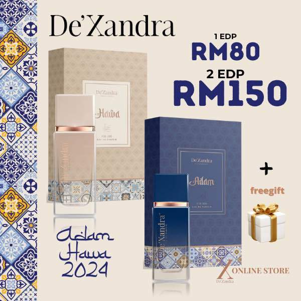 DeXandra Adam Dan Hawa For Her & For Him EDP 35ml Long Lasting More ...