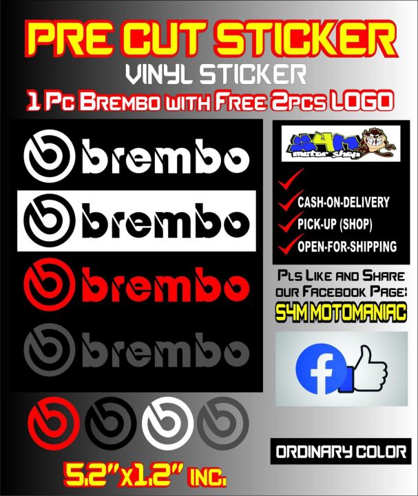 Brembo Sticker | Lazada PH