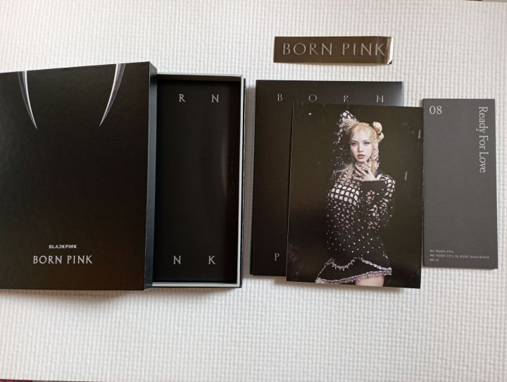 BLACKPINK 2nd ALBUM [BORN PINK] (BOX SET ver.) Black Ver. อัลบั้มเปล่า พร้อมส่ง สินค้าได้ของ ...
