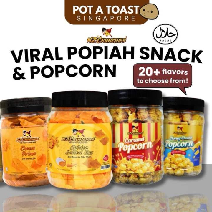 NZ Crunchies Viral Popiah Cracker Snack HALAL 200g - 20 Flavors ...
