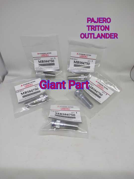 BAUT RODA MITSUBISHI PAJERO SPORT TRITON OUTLANDER ORIGINAL | Lazada ...