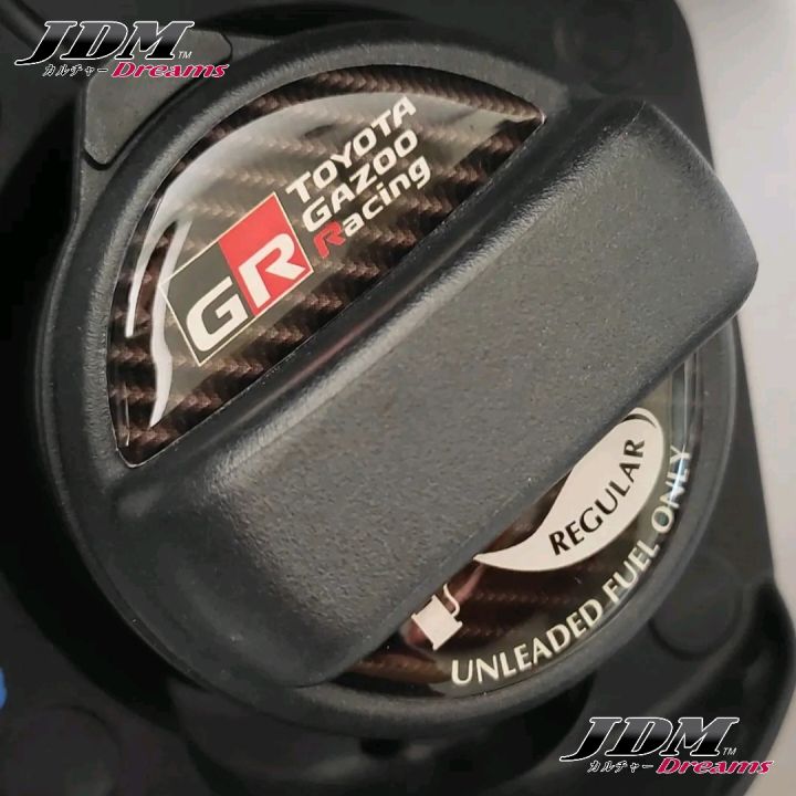 Fuel Cap Dress Up Sticker Toyota TRD GR Modellista Vios NCP150 NCP93 ...