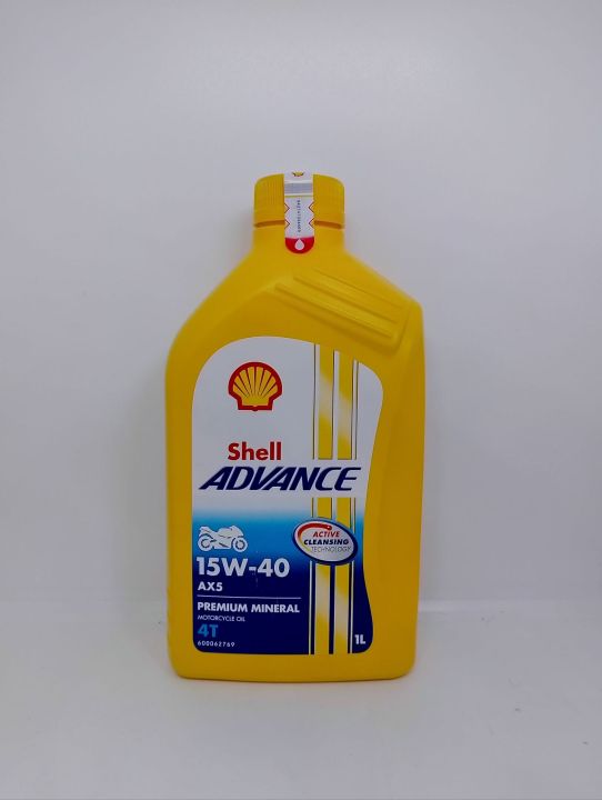 Oli Motor 4 Tak Shell Advance AX5 15W-40 1 Liter | Lazada Indonesia