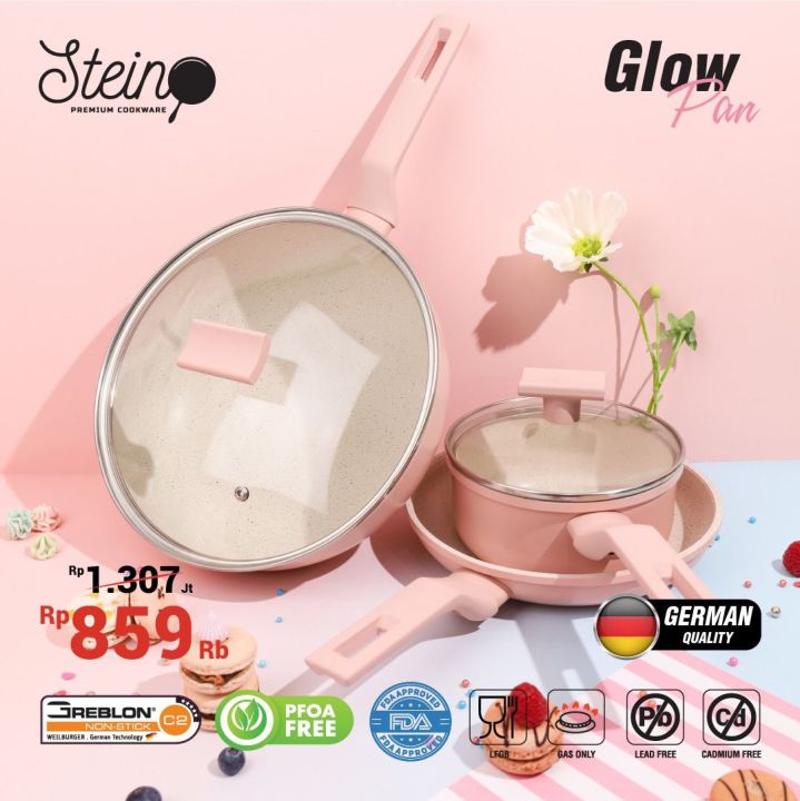 Glow Pan Steincookware Original Komplit | Lazada Indonesia
