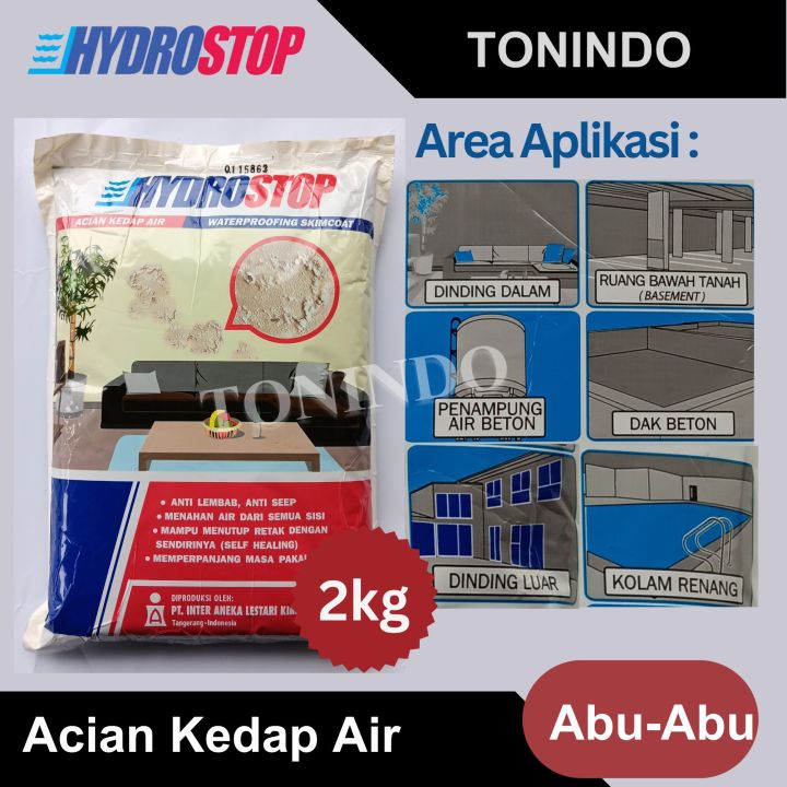 Acian Kedap Air Waterproofing Skimcoat Hydrostop 2kg | Lazada Indonesia