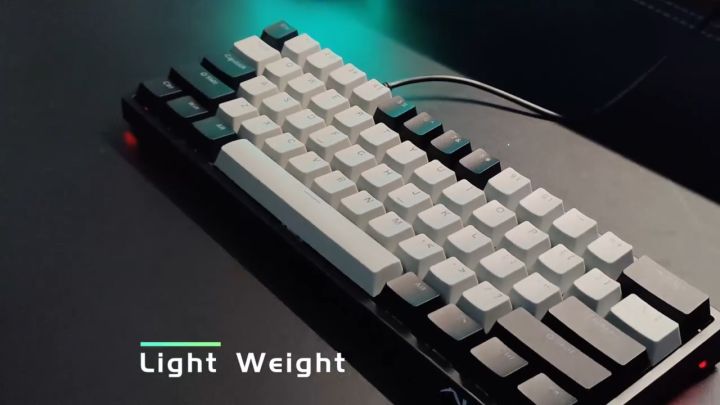 AULA F3261 61 Keys Wired Mechanical Keyboard RGB Hot Swappable Compact ...