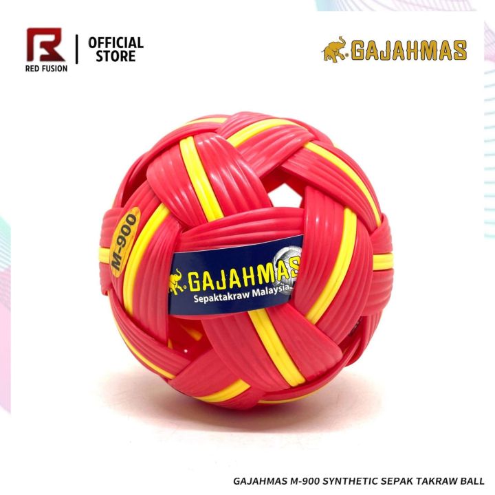 Gajahmas M-900 Synthetic Sepak Takraw Ball | Lazada PH