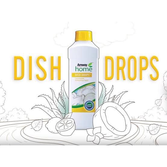 (ช็อปไทย แท้💯) Amway Home Dish Drops (1ลิตร) น้ำยาล้างจานสูตรเข้มข้น ...