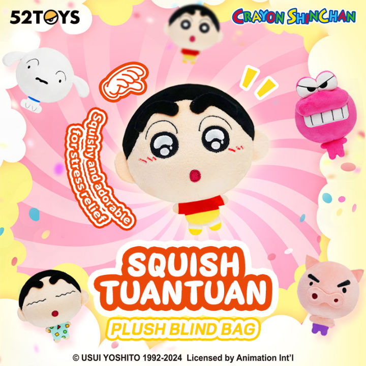 52TOYS CRAYON SHINCHAN Plush Blind Bag Series Blind Box Figure Toy ...