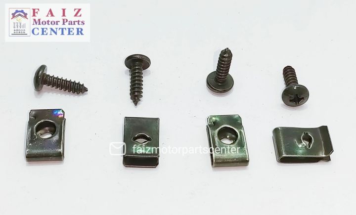 FLAIRING BODY BOLT SCREW NUT(BODY CLIP WITH BOLT) | Lazada PH