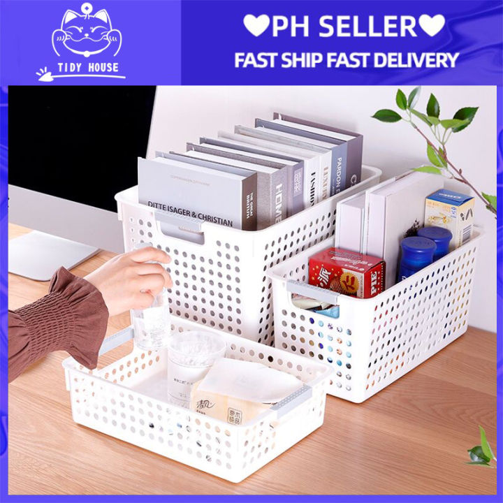 Tidy House Trolley Storage Basket Organizer Plastic Kitchen and Office ...