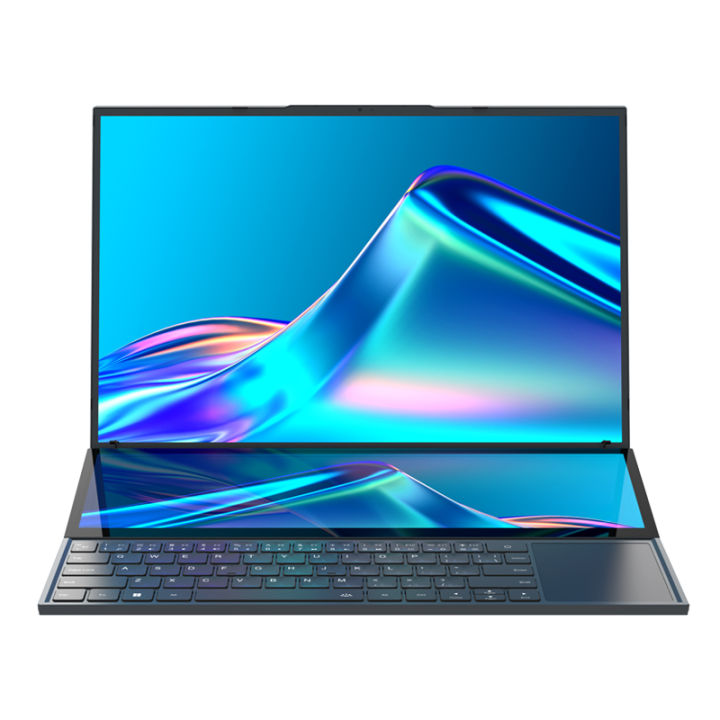 JSHIX Dual Screen Laptop Intel Core i7-10750H Processor 16" IPS+14 Inch ...