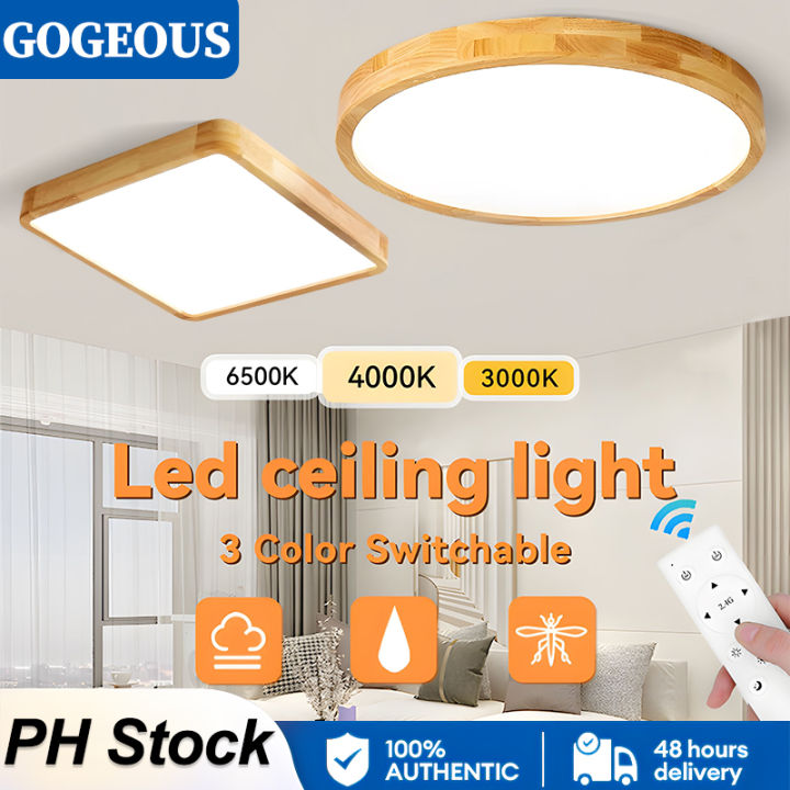 GOGEOUS ceiling lights modern design ceiling light tri color led ...