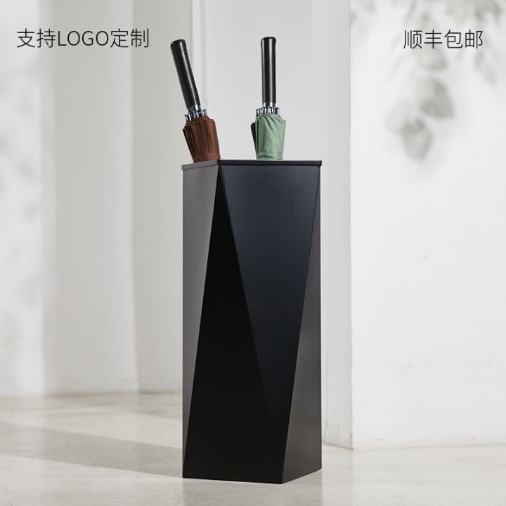 Nordic Minimalist Umbrella Bucket Domestic Umbrella Stand Wrought Iron ...