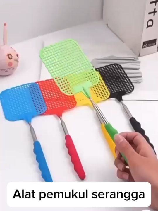 Raket Alat Pemukul Tepukan Lalat Stainless Manual Fly Swatter Pembasmi ...