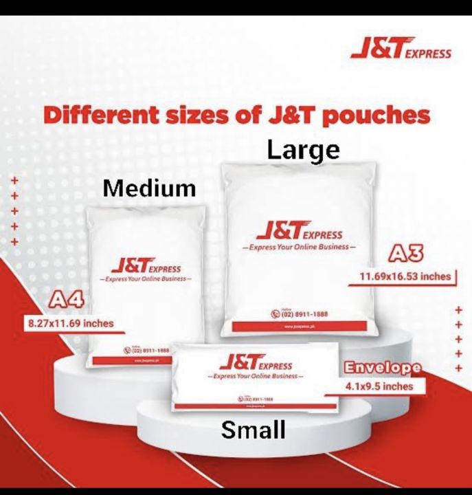 Plastic Courier pouch parcel pouch onhand ready to ship #jnt #pouch ...