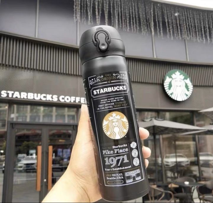 Starbucks Coffee Anniversary Series 1971 Stainless Steel Thermos ...