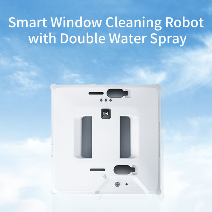 Robot Window Cleaner Double Auto Water Spray Vacuum Glass Cleaning ...